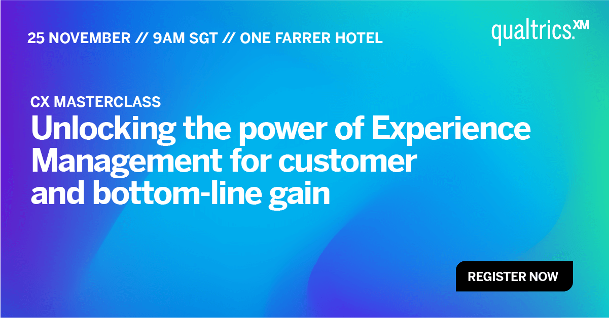 CX Masterclass Singapore | 25 November 2022 | Qualtrics