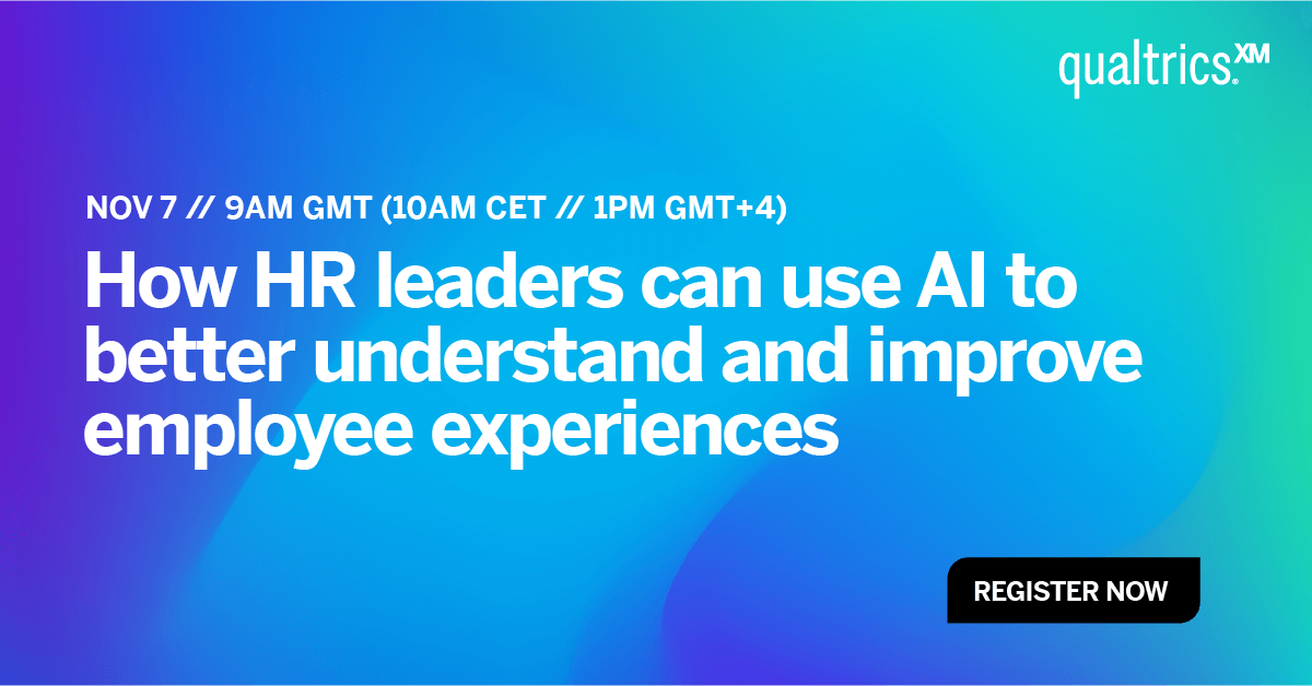 Webinar | Employee Experience and AI | Qualtrics
