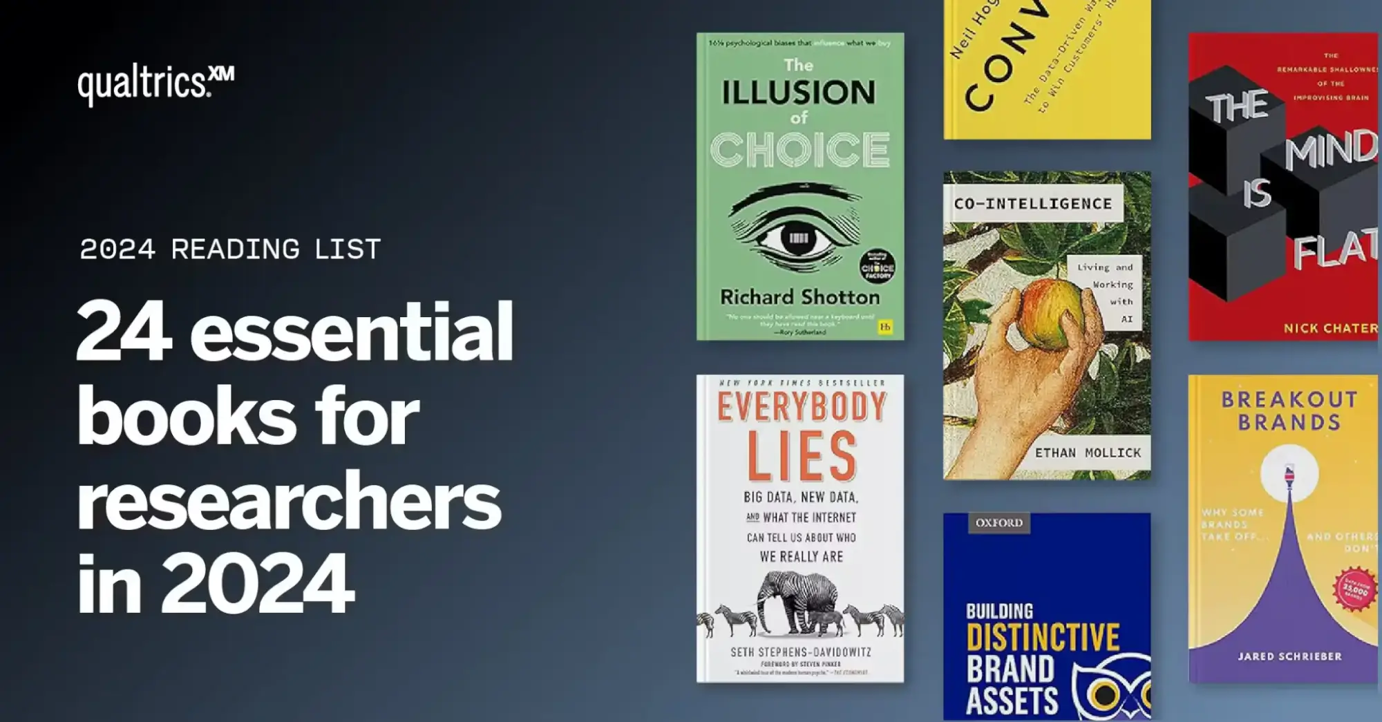 24 Essential Books for Researchers in 2024 - Qualtrics