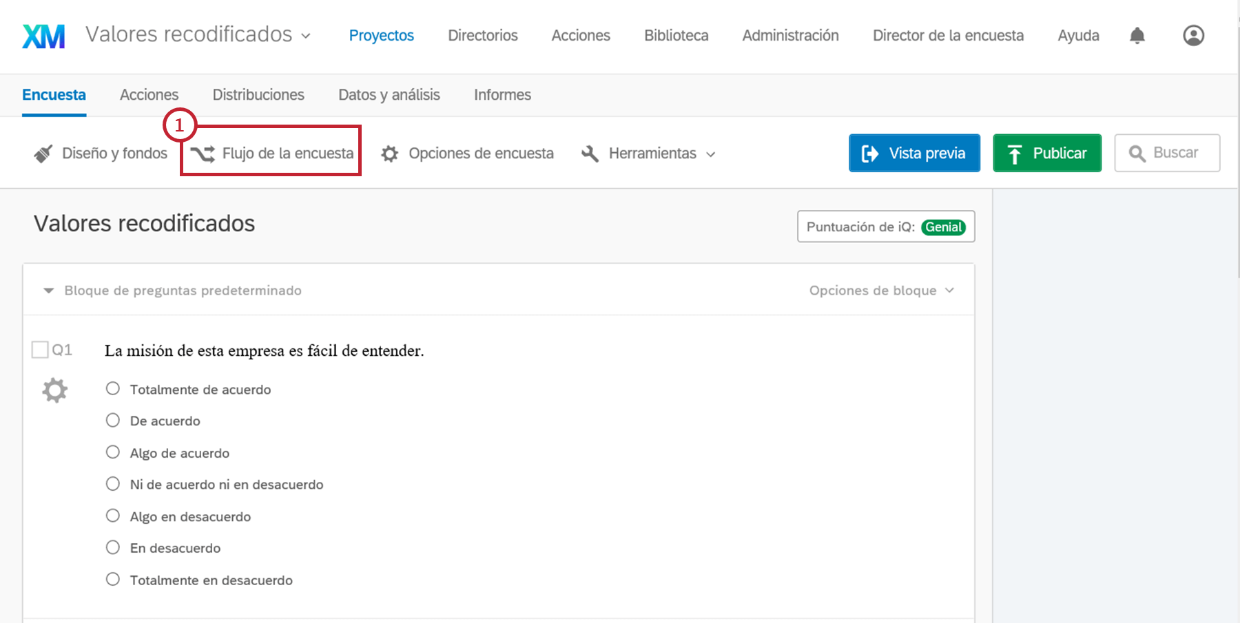 Datos embebidos | Qualtrics