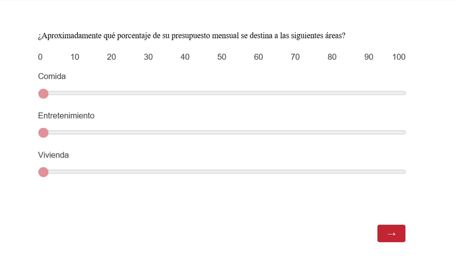 Pregunta de slider | Qualtrics