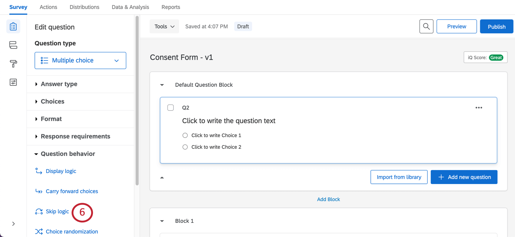 Building a Consent Form