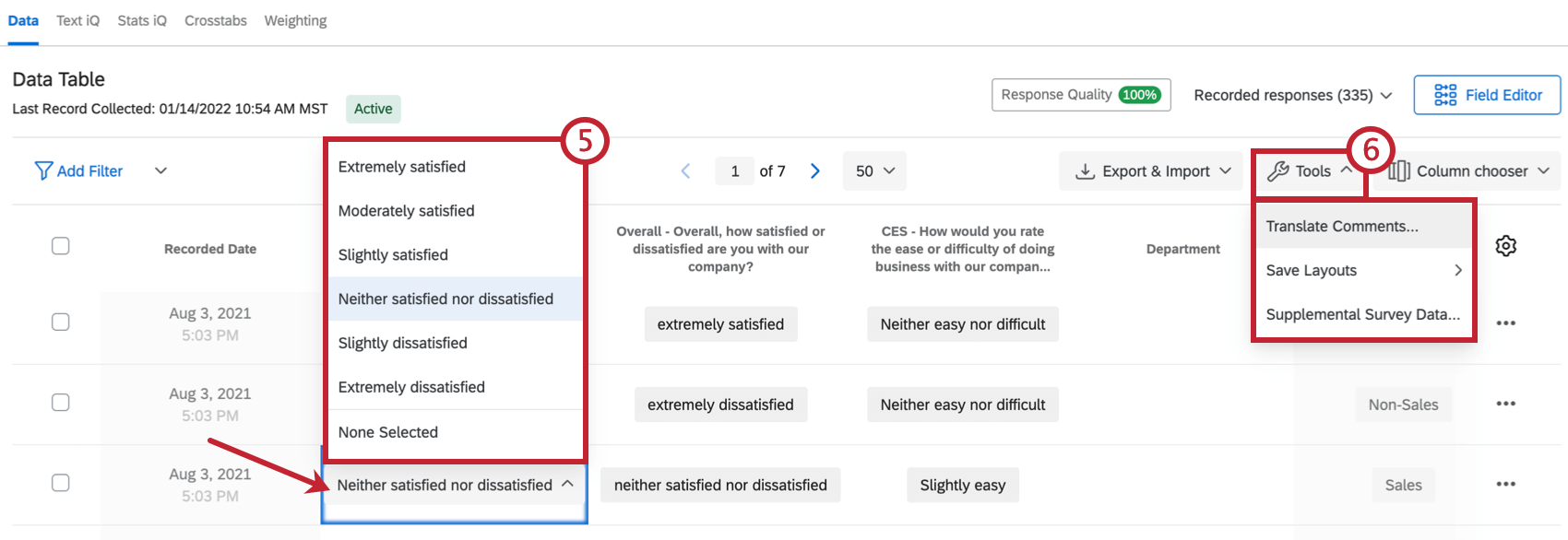 Data & Analysis Basic Overview - Qualtrics