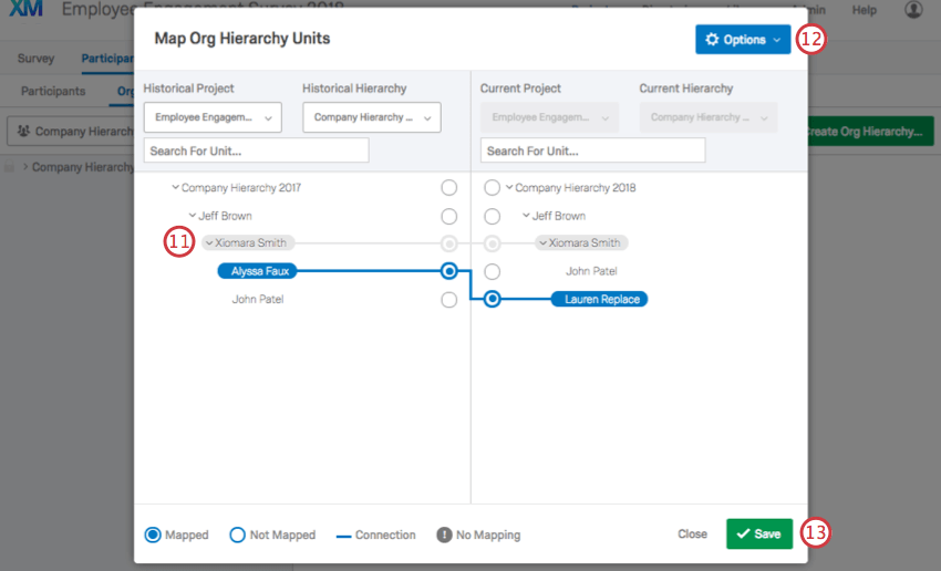 Map Org Hierarchy Units (EE)