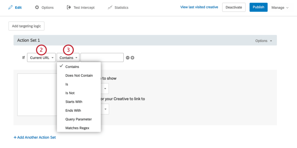 Browsing Session Conditions