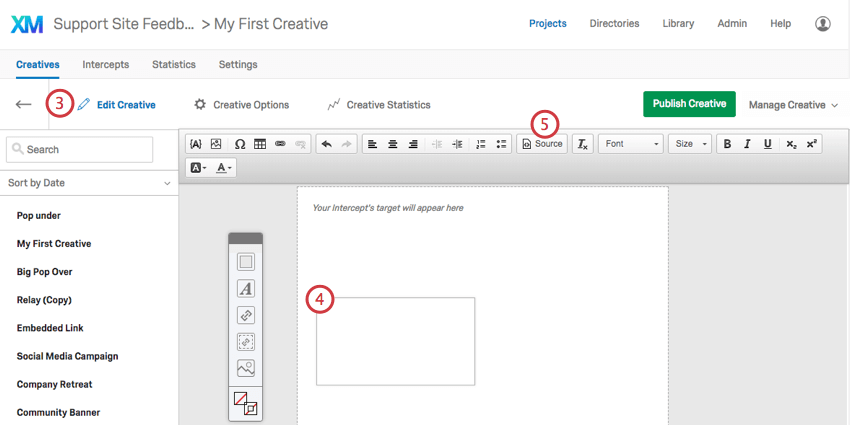 Custom HTML Creative
