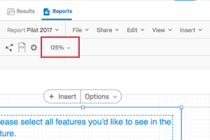 Advanced-Reports Toolbar