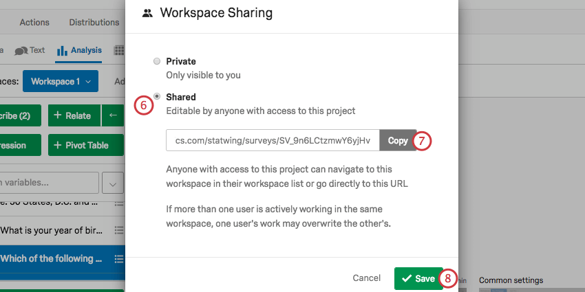 Sharing & Managing Workspaces