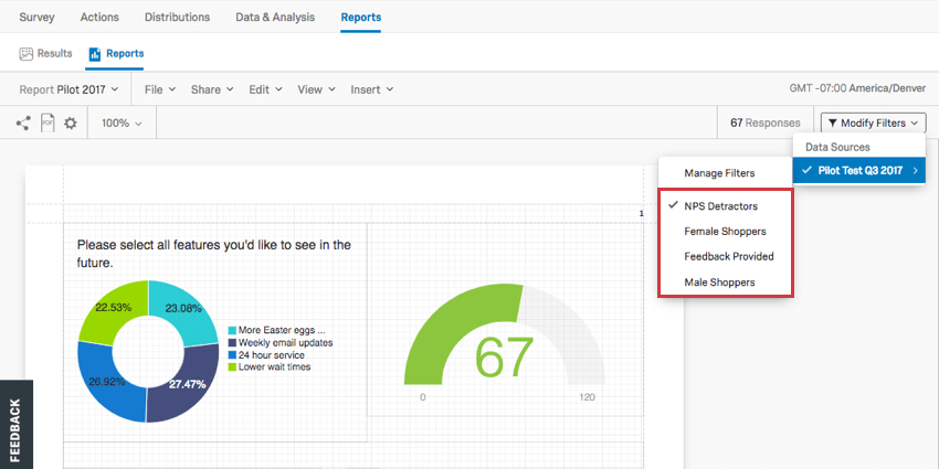 Global Advanced-Reports Filters