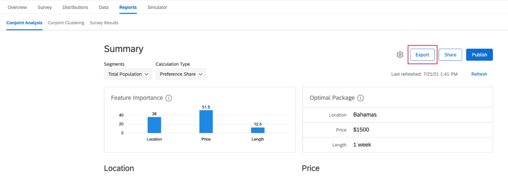 Step 4: Analyze Conjoint Data