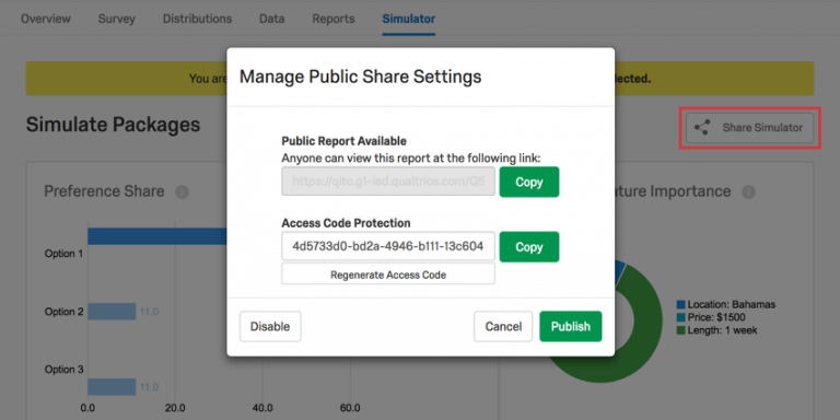 Step 5: Simulate Different Packages