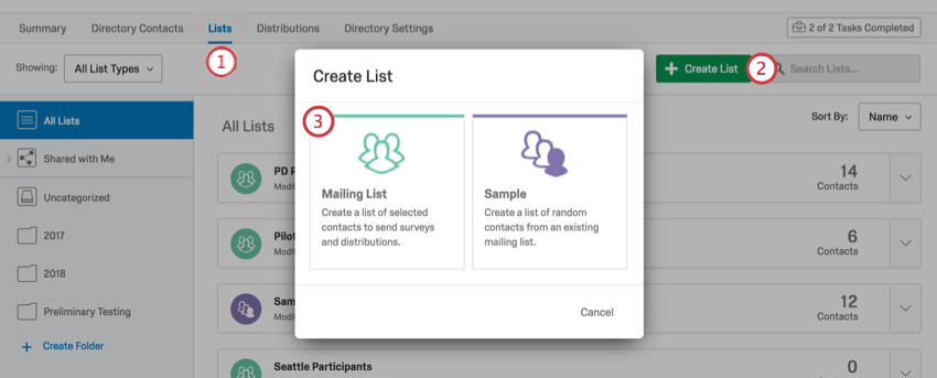 step-2-creating-mailing-lists-qualtrics-support
