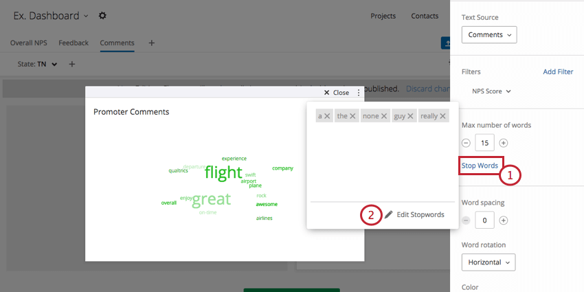 Word Cloud Widget (CX)
