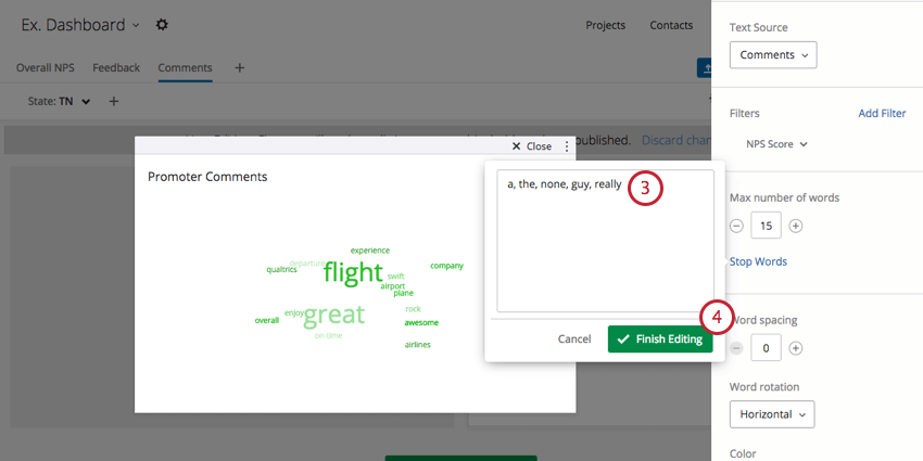 Word Cloud Widget (CX)