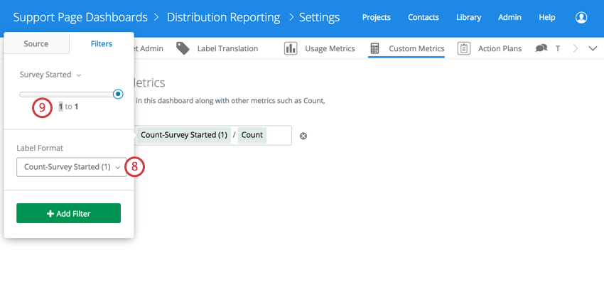 Distribution Reporting (CX)
