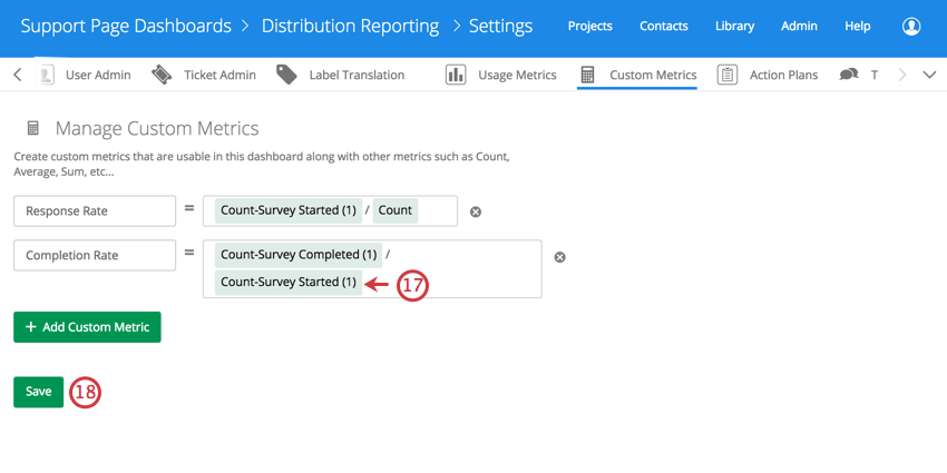 Distribution Reporting (CX)