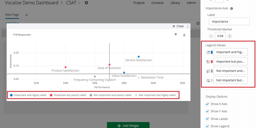 Key Drivers Widget (CX)