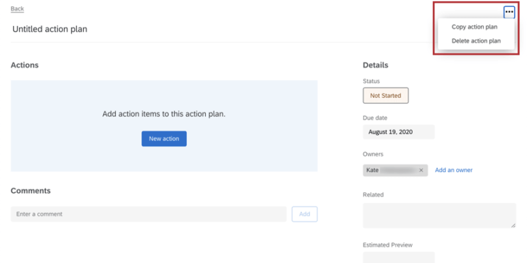 Action Planning (CX)