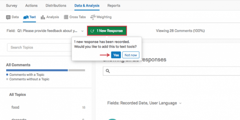 Text iQ Functionality