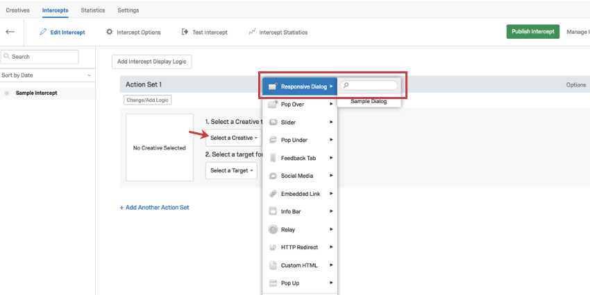 Responsive Dialog Creative