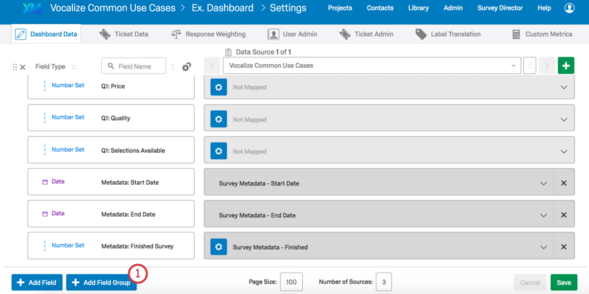 Field Groups (CX) - Qualtrics Support