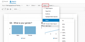 Advanced-Reports Toolbar