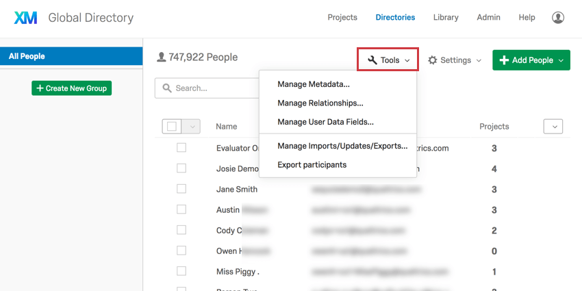 Employee Directory Tools (EX) - Qualtrics Support