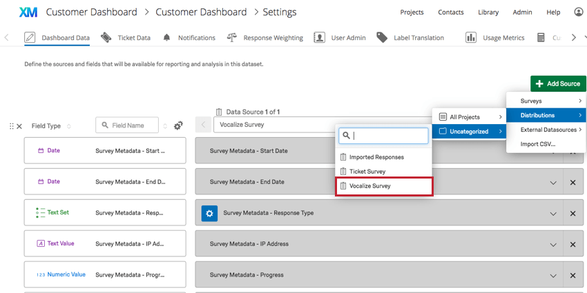Distribution Reporting (CX)