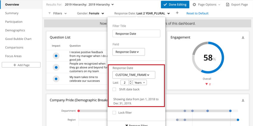 Filtering Dashboards (EX)
