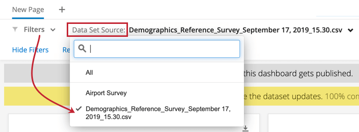 Importing Data as a CX Dashboard Source