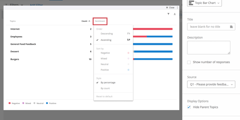 Text iQ Table Widget (CX)
