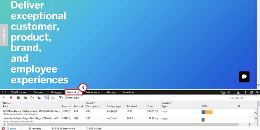 Generating a HAR File