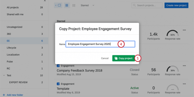 Creating a Project (EX)