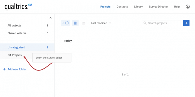 Organizing & Viewing Your Projects