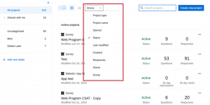 Organizing & Viewing Your Projects