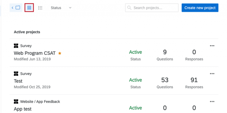 Organizing & Viewing Your Projects