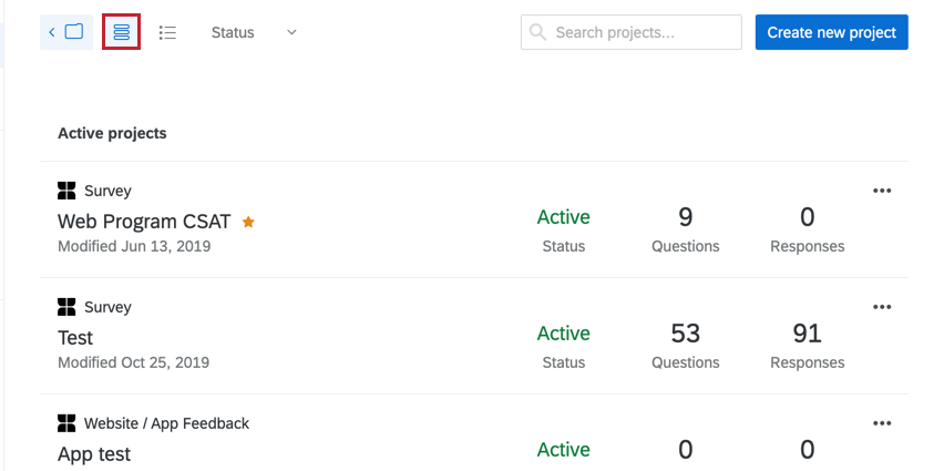 Organizing & Viewing Your Projects