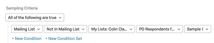 Creating Mailing List Samples