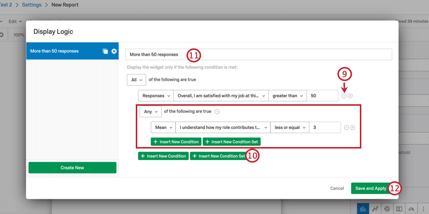 Overview of Report Template Visualizations (EX)