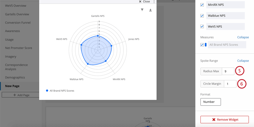 Radar Chart Widget (BX)
