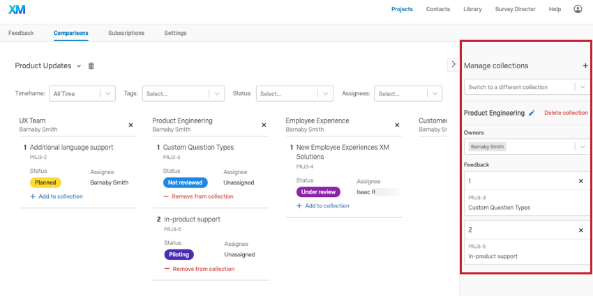 Comparisons & Collections