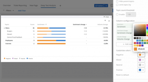 Text iQ Table Widget (CX)