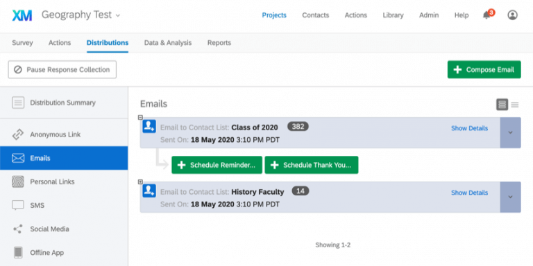 Email Distribution Management