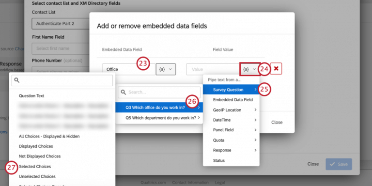 Pulling Data Into a Second Survey (Longitudinal Surveys)