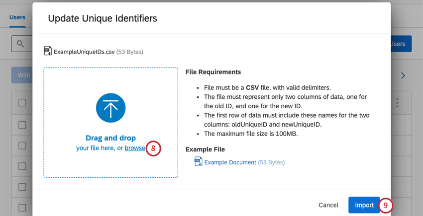 Unique Identifiers (CX)