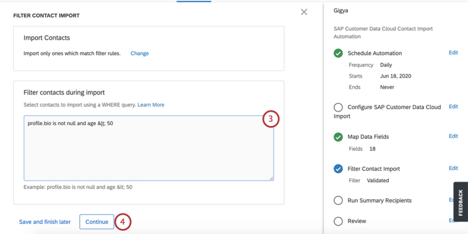 Importing Contacts from the SAP Customer Data Cloud