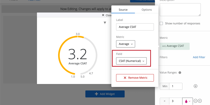 Gauge Chart Widget (CX)