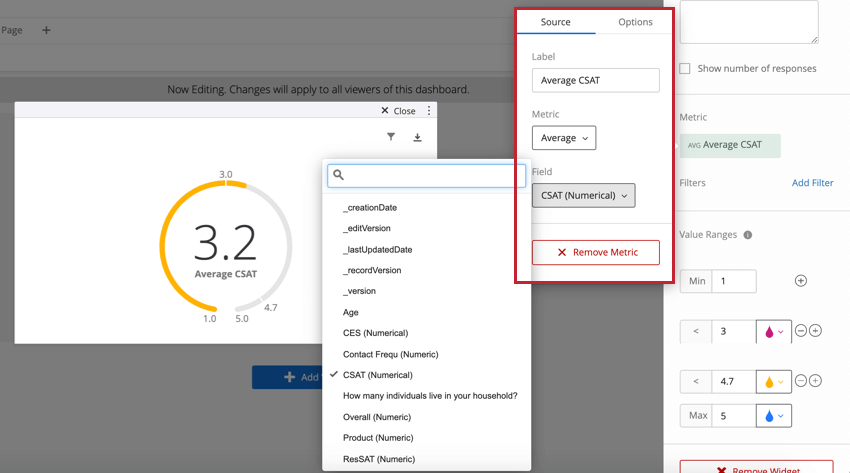 Gauge Chart Widget (CX)