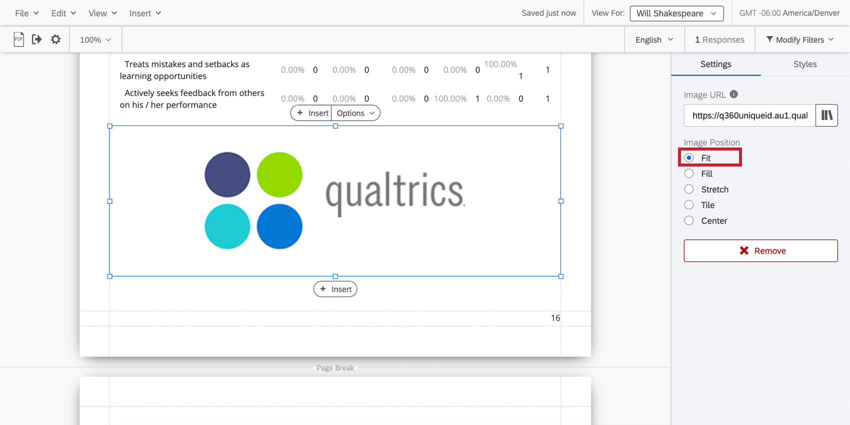 Inserting Reports Content (360)