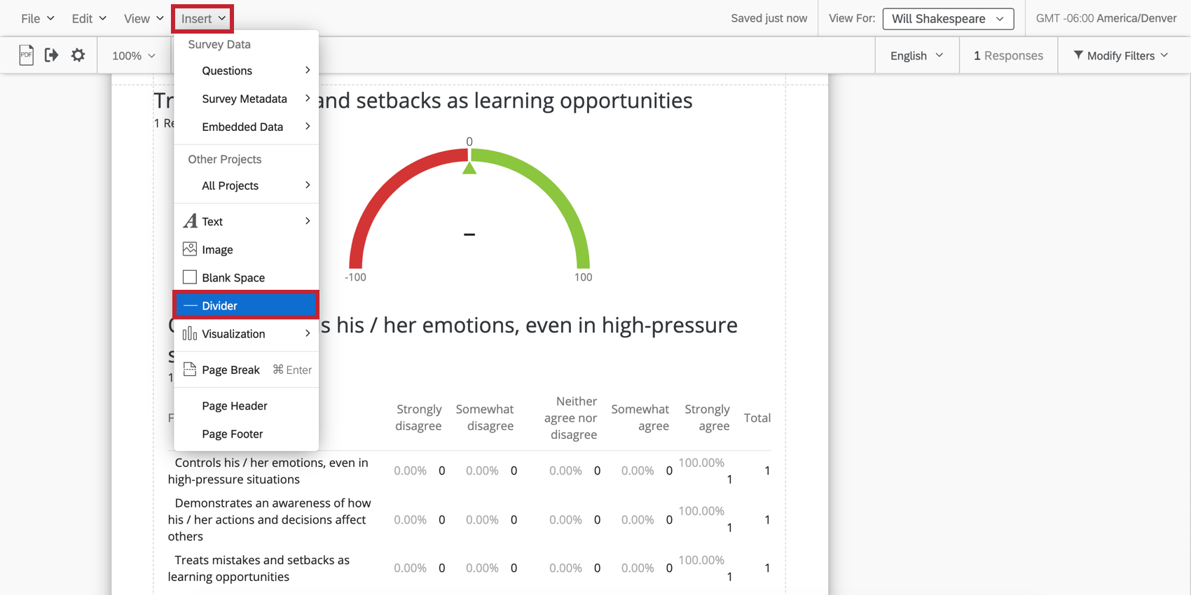 Inserting Reports Content (360)